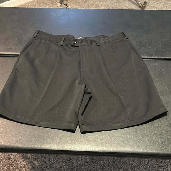 Dockers | Shorts | Mens Docker Front Pleated Black Shorts | Poshmark